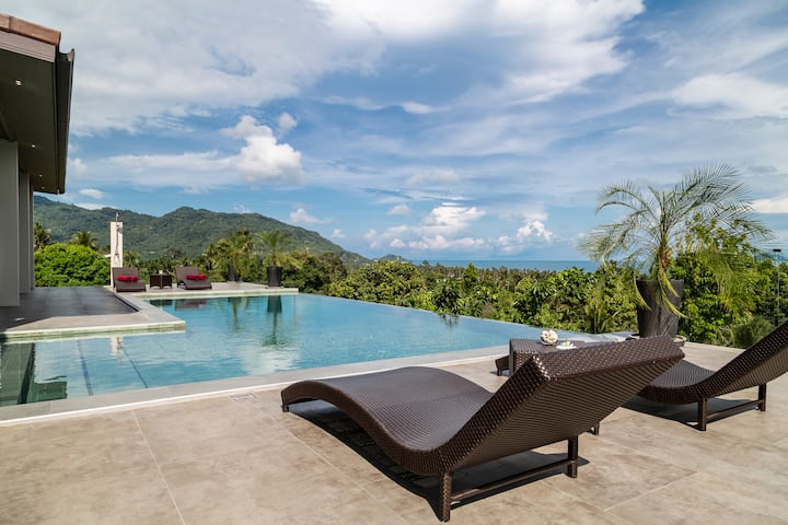 Villa Rock & Stone – Vue Mer, Piscine Et Personnel - Ko Pha Ngan