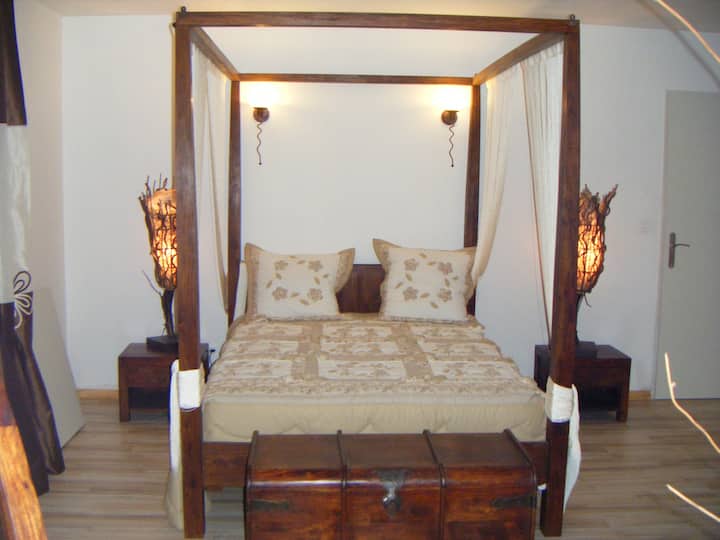 Chambre Roussillette Zen Avec Spa Privée - Castelnaudary