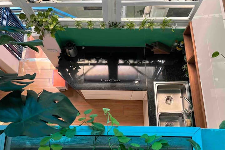Katu Nest • 2 Workdesks/2beds/kitchen/netflix - Hanoi