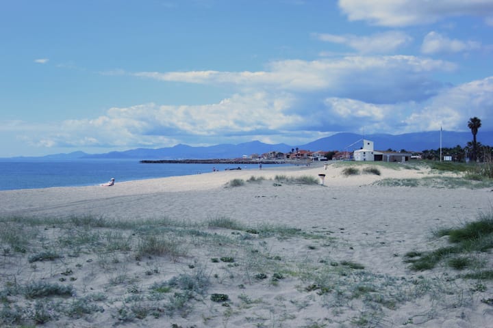 ❤️Strandappartement Met Tuin+dakterras ⭐️⭐️⭐️⭐️⭐️ - Sainte-Marie-la-Mer