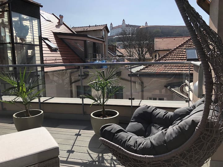 Mi Apartments - Old Town Heart-terrace&castle View - Bratislava