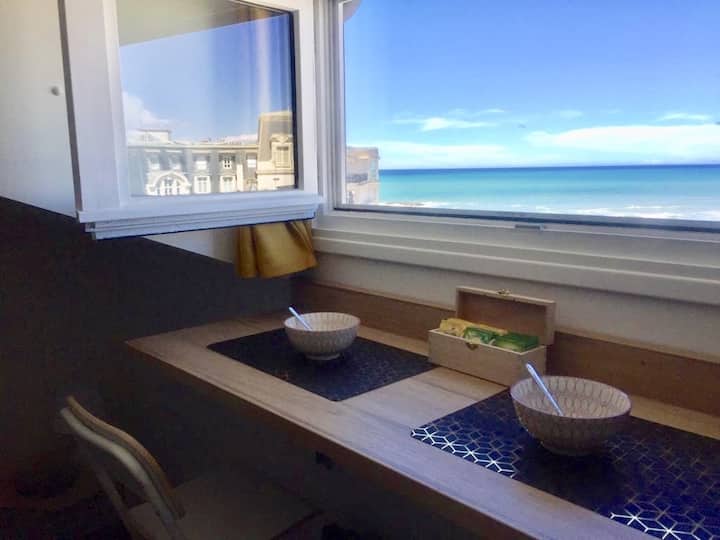 Chez Sofia Studio Face à La Grande Plage + Parking - Biarritz