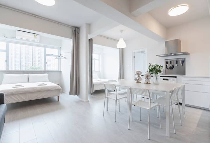 3min High Speed Rail 高速鐵路 Renovated 1000sf 2br 2ba - Hong Kong