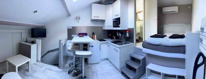 Studio Mansarde Entre Montpellier Et Plages - Lattes