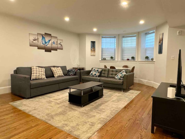 New Spacious 2b2b Apartment, One Free Parking Spot - Boston, MA