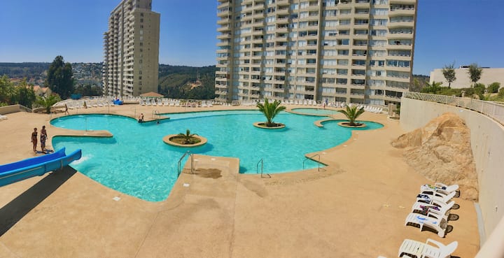 Departamento De 2 Habitaciones Con Vista Al Mar - Viña del Mar