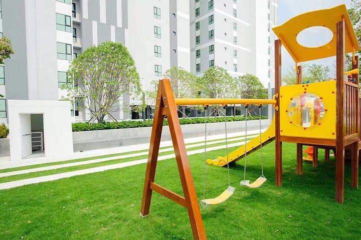 芭堤雅市中心,一卧 苠宿™ 泳池 The Base 中央商场黄金地段吃喝玩乐购,家庭居住, - Pattaya City