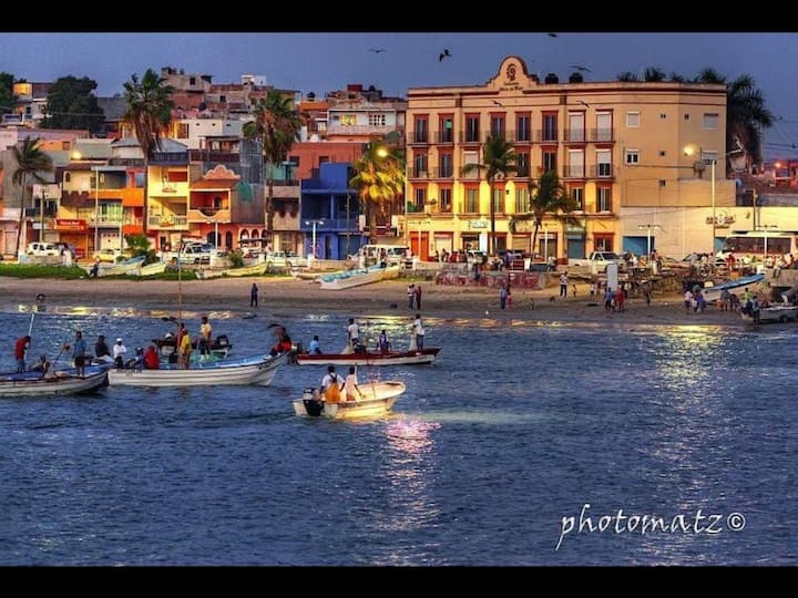 Oceanfront Condo With Views - Central Along Beach - Mazatlan