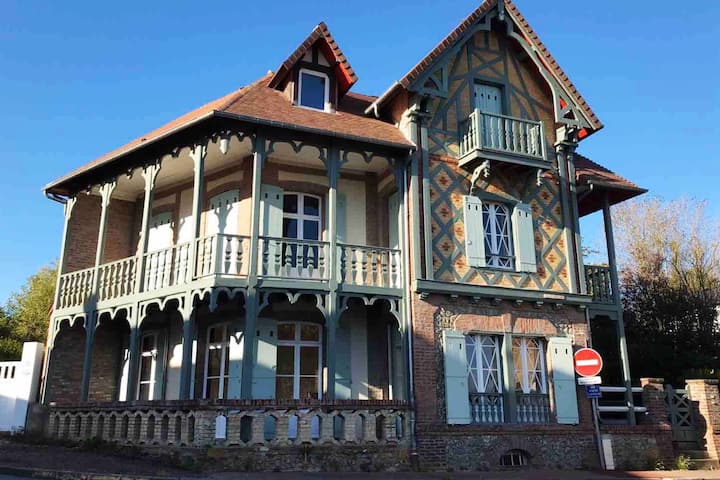 Maison Belle Epoque Proche Deauville Vue Mer - Villers-sur-Mer