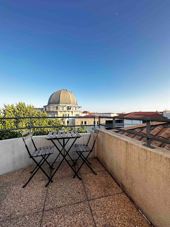 Le Rêveur Du 7ème - Terrasse & Parking Privé - Montpellier
