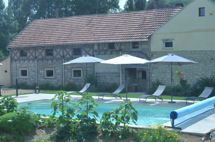 Ferme Rénovée Avec Piscine - Gourdon