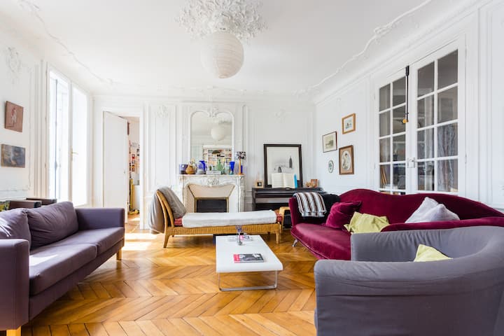 Charmant Appartement Lumineux Et Balcons - París