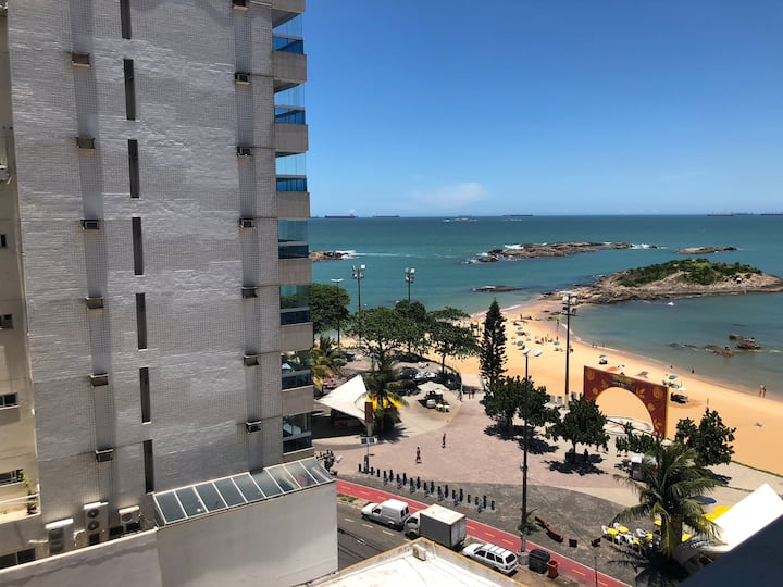 Ap. 3 Quartos De Frente Pro Mar (Próximo à Tudo) - Vitoria