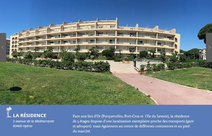 Studio Sur Le Port D’hyères - Plage de l'Almanarre