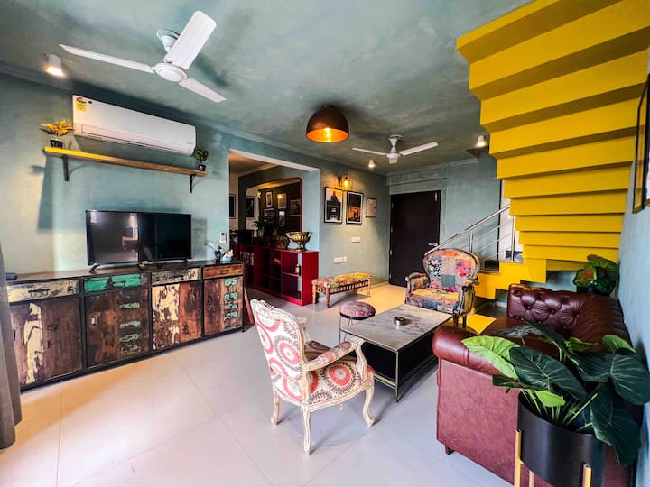 ★The Breeze★ (4bhk Eclectic Penthouse ) - Dzsaipur