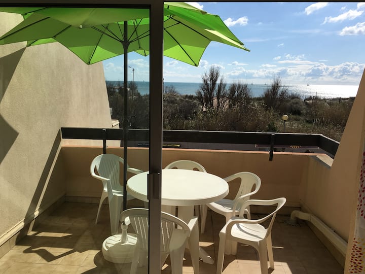 Logement Vue Mer Accès à La Plage - Marseillan
