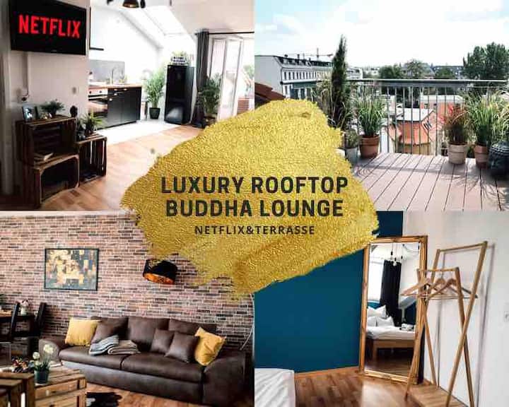 ♛Luxury Rooftop Buddha Lounge W Netflix, Kitchen♛ - Markkleeberg
