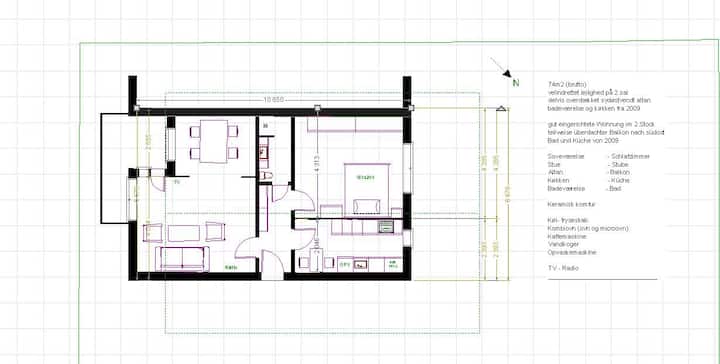 Super Lækker Bolig Til 2  I Centrum Af Sønderborg - Sønderborg