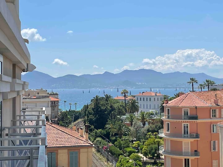 Modern - Center, View, 250m Beach, Lift - Cannes