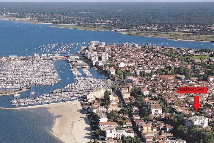 Grand Studio Vue Bassin Classé 3 Etoiles - Cap Ferret
