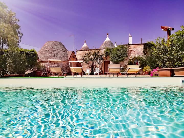 Trulli Francesca Ciclovia  Swimming Pool  6 People - Cisternino
