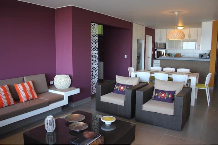 Espectacular Casa Frente Al Mar Nuevo Paracas - Paracas