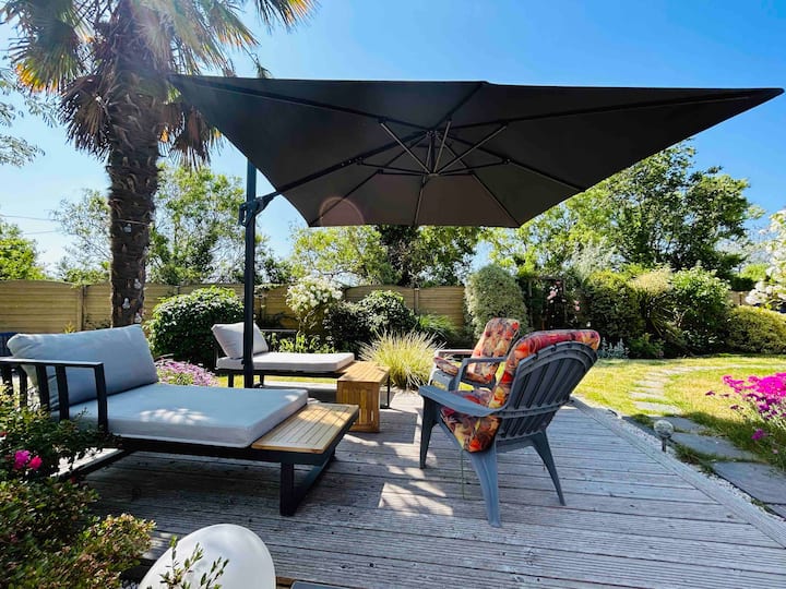 "Kermarine" Belle Maison Familiale 450 M De La Mer - Concarneau