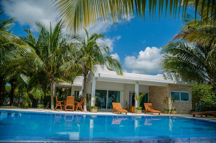 ❤️El Cielo❤️privatevilla/oceanfront/infinitypool - Cancún