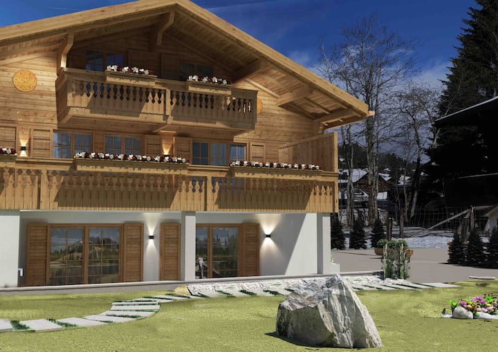 Brand New! Gstaad Schönried Sunny Chalet Ski-in - Zweisimmen