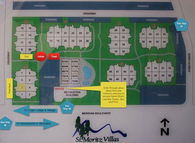 St Moritz 3BR+2Bth at Eagle/Village/Vons Shuttle - Condominiums for ...