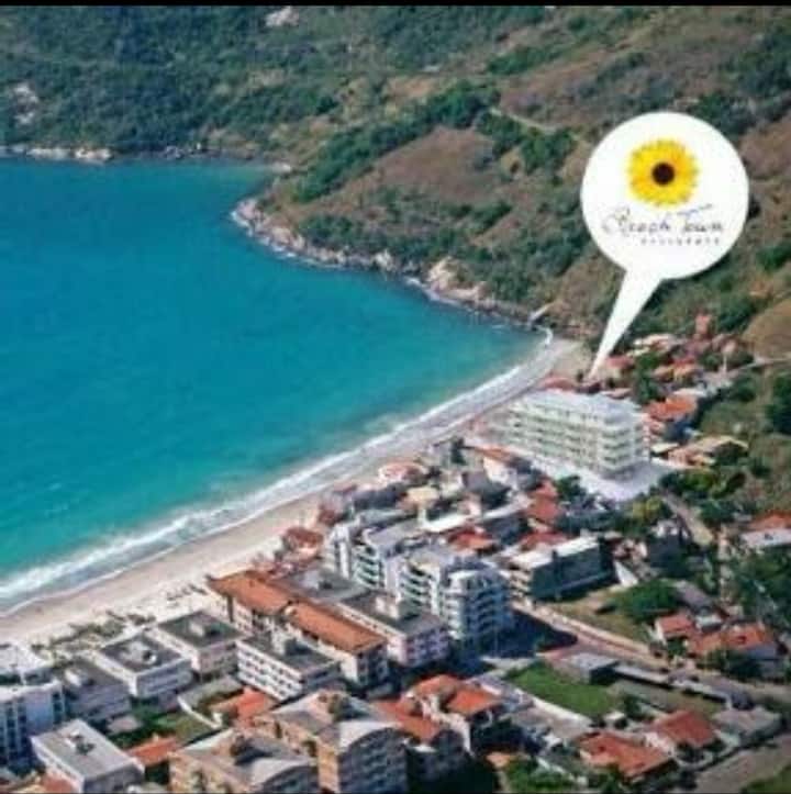 2qt/2bh/ar/vgourmt C/ Vista/churasq/pé N'areia - Arraial do Cabo