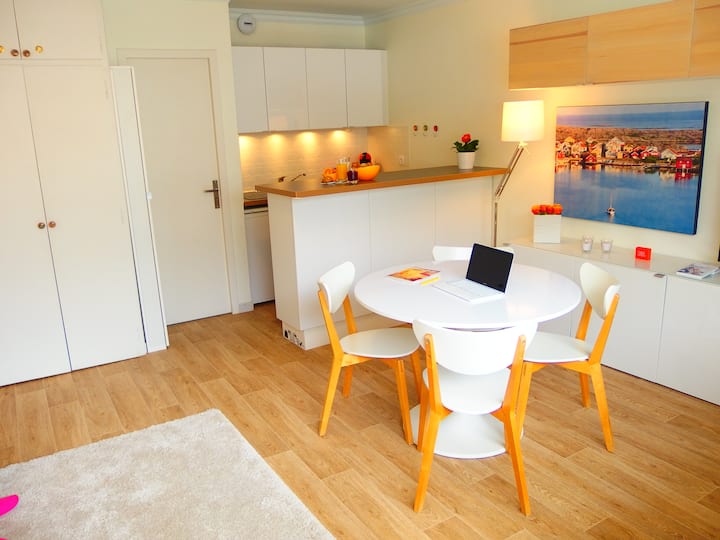 Grand Studio Cabine Rénové De 30 M2 - Arcachón