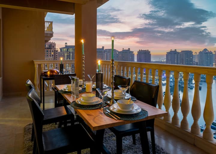 3 Bedroom With Pool,gym,jeccuzi Marina View - Doha