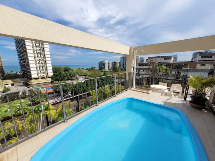 Apt Dúplex, 200m Praia, Piscina E Vista Mar. - Rio de Janeiro