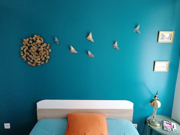Jolie Chambre Dans Espace Privé - Pont-de-Vaux
