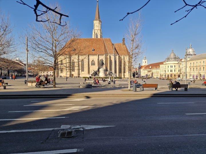 Historic Palace In Main Square - Transylvania