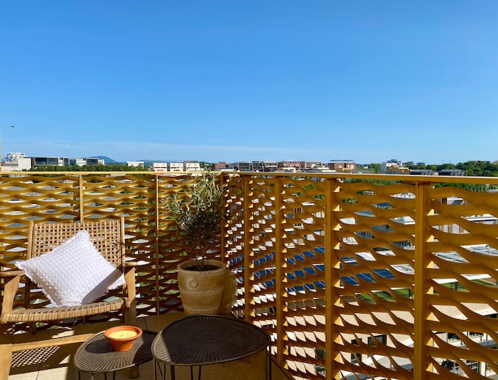 Courte Durée/bail: T2 Standing Entre Ville Et Mer - Montpellier