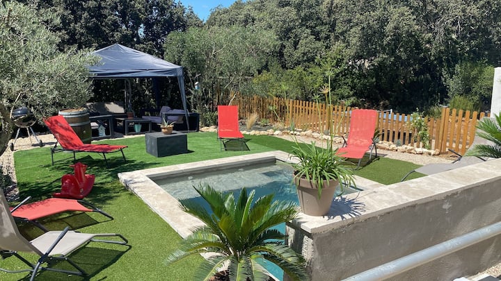 Jolie Maison Familiale En Pleine Garrigue - Vers-Pont-du-Gard