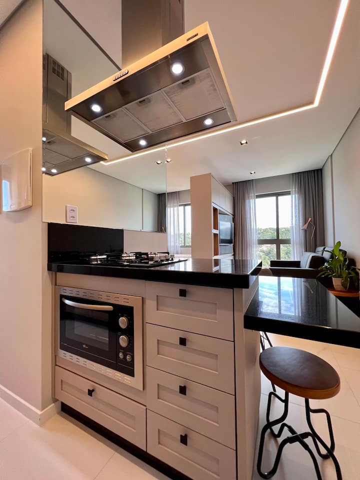 Loft Moderno A 900 M Da Vila Germânica Com Piscina - Blumenau