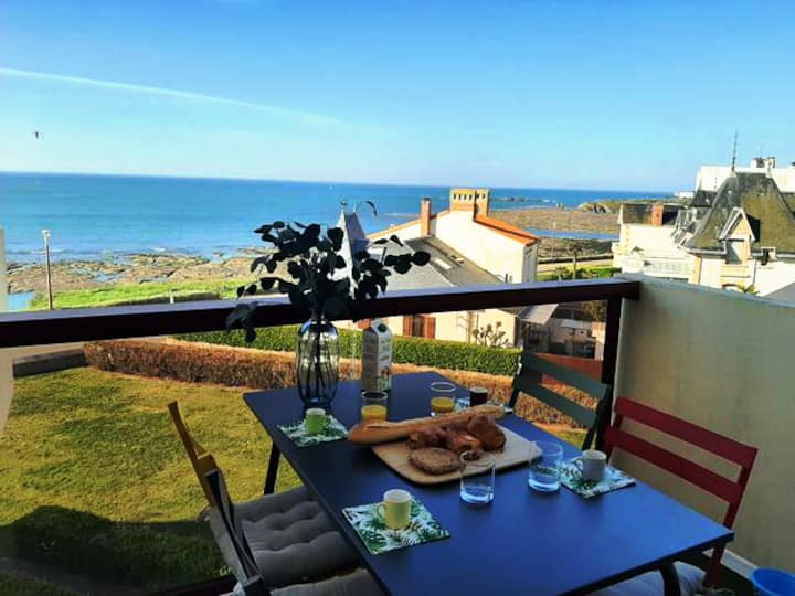 Appartement Vue Mer - Plage Boisvinet 2 Chambres - Saint-Gilles-Croix-de-Vie