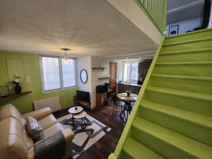 1. Duplex Rénové Avec Parking-stade/arena/eurexpo - Saint-Bonnet-de-Mure