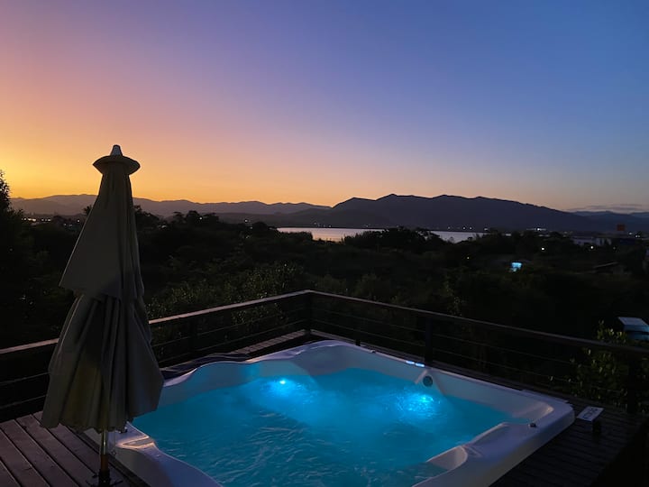 Casa 3 Quartos Com Deck Vista Pôr-do-sol Da Lagoa - Imbituba