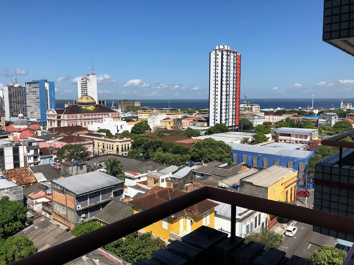 Apto Centro Manaus, Vista Para O Teatro Amazonas. - Manaus