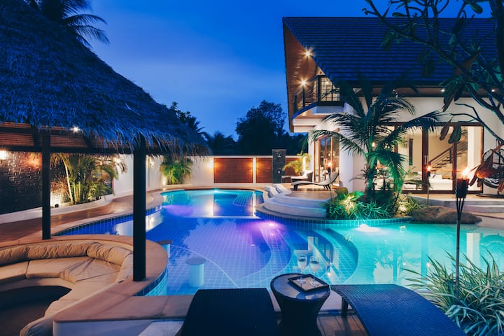 Coco Lilly - Luxury Lagoon Pool Villa (Sleeps 10) - Ko Pha Ngan