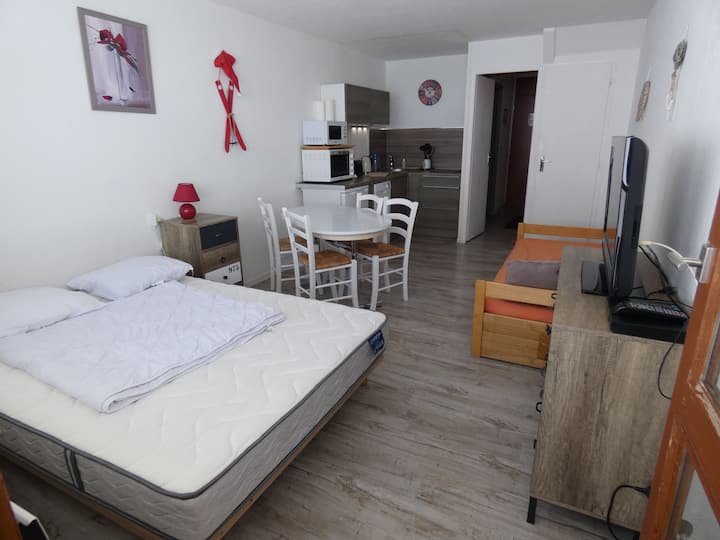 Studio 4 Pers Pied Des Pistes - La Mongie