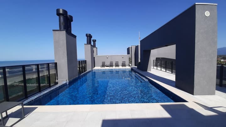 Studio 110 Maravilhoso Vista Mar Piscina Aquecida - Matinhos