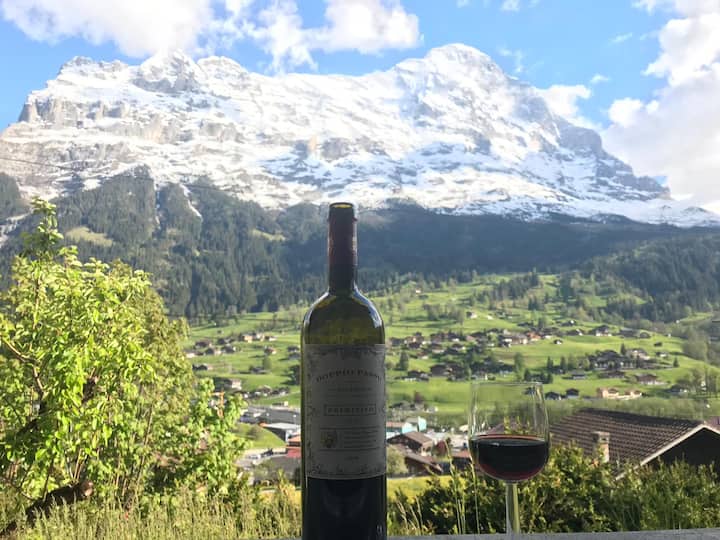 Swiss Chalet „Petit Champignon“ Mit Eigerblick - Iseltwald
