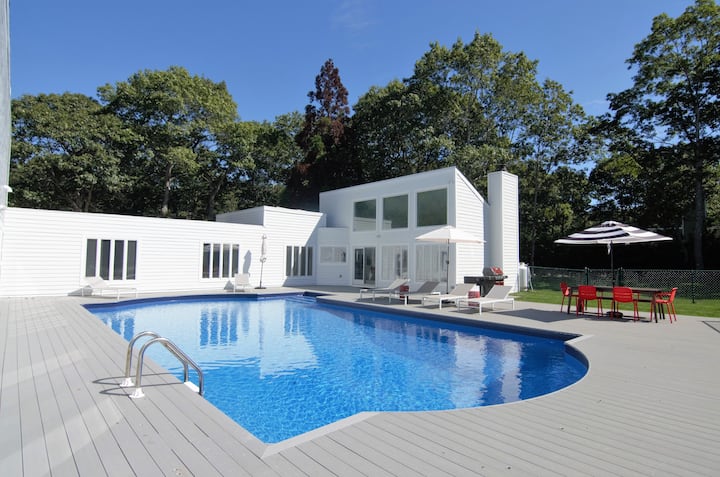 Summer Oasis! Heated Pool-sauna-gym-tennis-bball - Wildwood lake, Riverhead