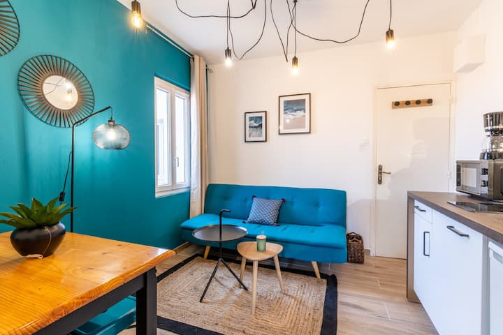 T2 Cosy - Bord De Mer Et Jacuzzi - Le Barcarès