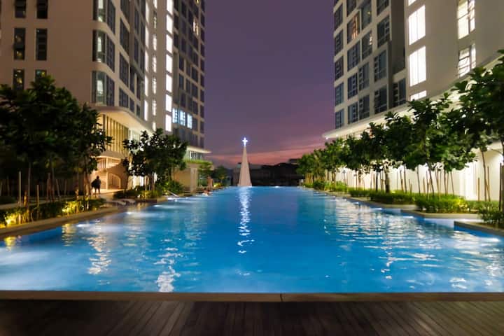 The Robertson 1br Apartm Pool Gym Sauna Skyjacuzzi - Territoire fédéral de Kuala Lumpur